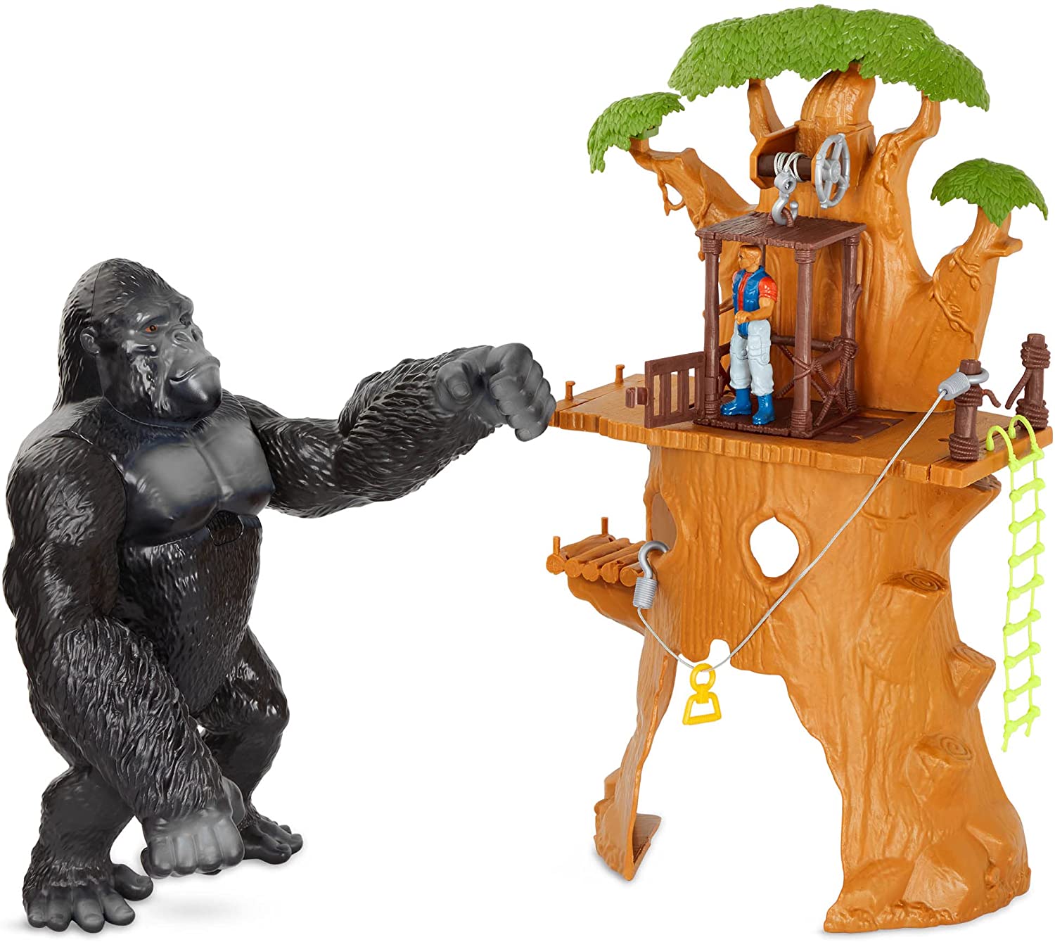 اسباب بازی فقط توی توی Toy Toy ست بازی گوریل و خانه درختی Terra