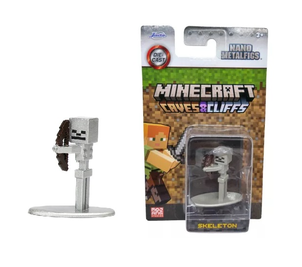اسباب بازی فقط توی توی | TOY TOY - نانو فیگور فلزی Minecraft مدلSkeleton