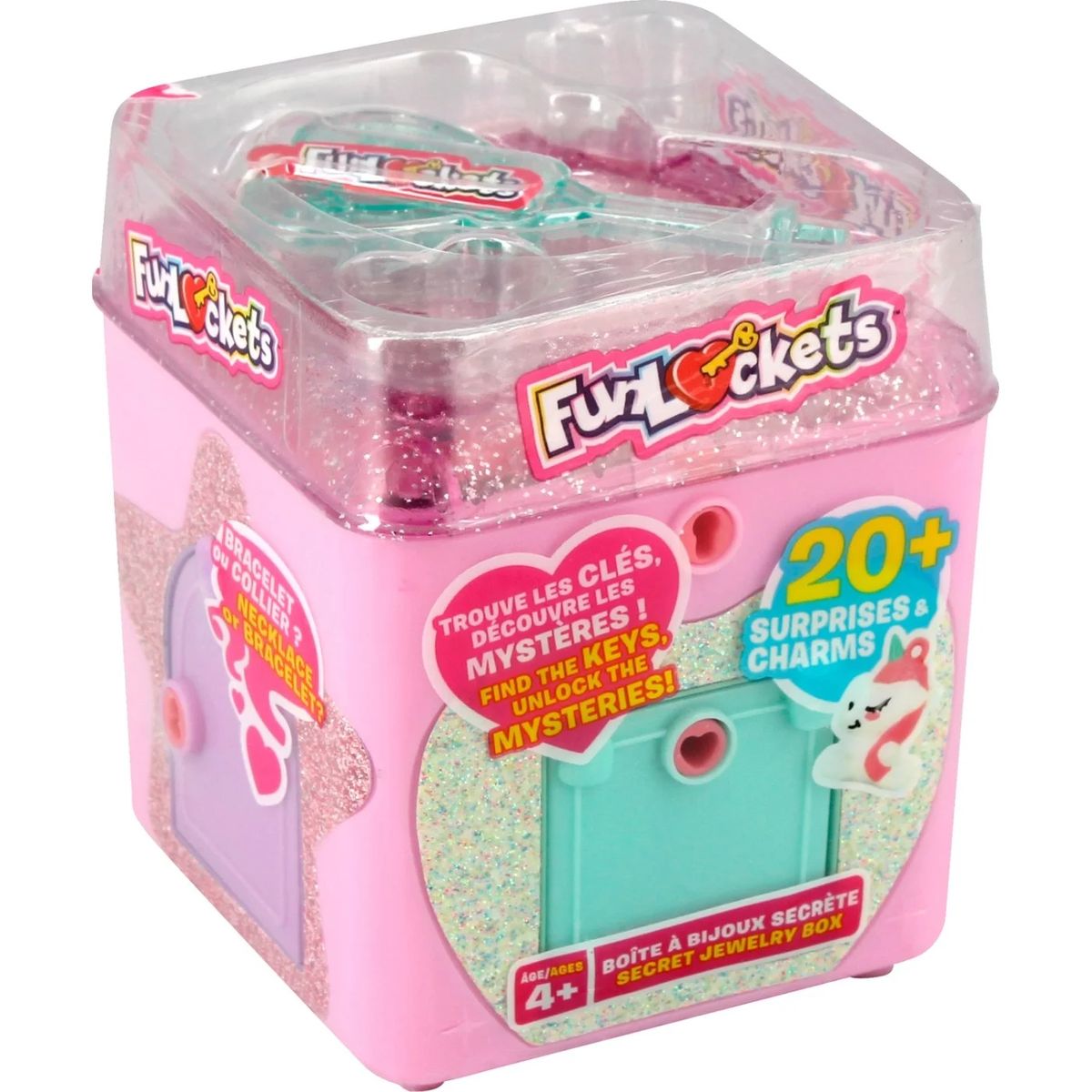 اسباب بازی فقط توی توی | TOY TOY - صندوقچه‌ سورپرایزی Funlockets مدل صورتی