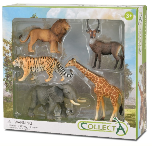اسباب بازی فقط توی توی Toy Toy پک 5 تایی حیوانات وحشی