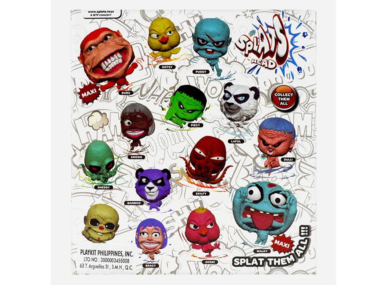 اسباب بازی فقط توی توی | TOY TOY - کله شنی Splats Head مدل Skilfy